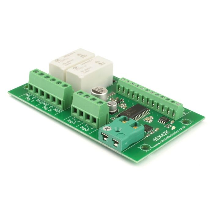 Expansion Module with 2 Relays, 2 Inputs and Thermocouple Input, dSX42K ...
