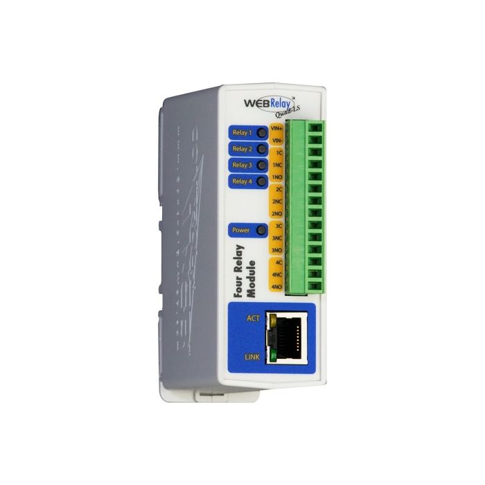 WebRelay-Quad PoE - 4 Relays Module, X-WR-4R3-E - Antratek Electronics